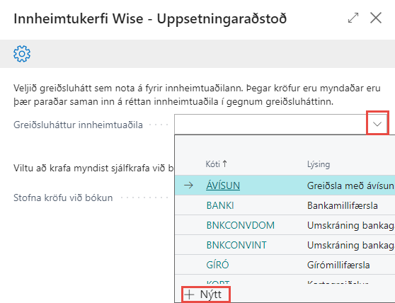 Uppsetningaraðstoð
