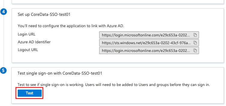 Microsoft Azure SSO implementation steps